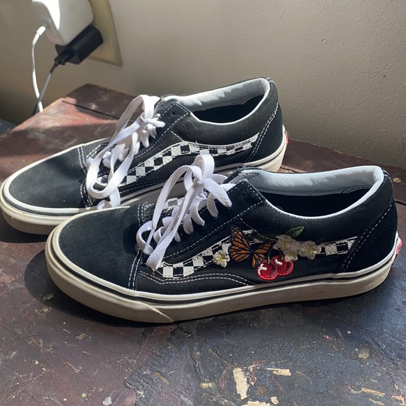 Vans | Shoes | Limited Edition Embroidered Vans | Poshmark